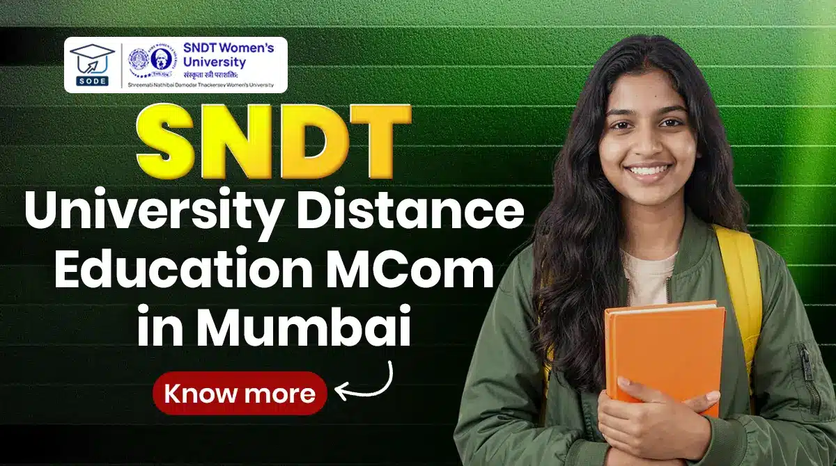 SNDT University Distance Education MCom in Mumbai 2026: Fees ...